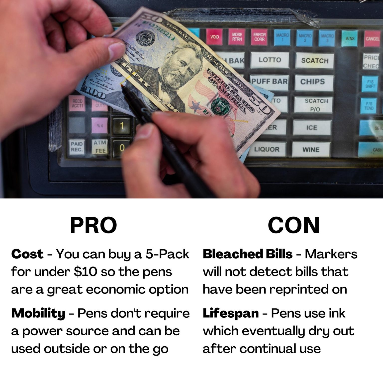 Buyer's Guide | Top 8 Counterfeit Detectors - Dri Mark