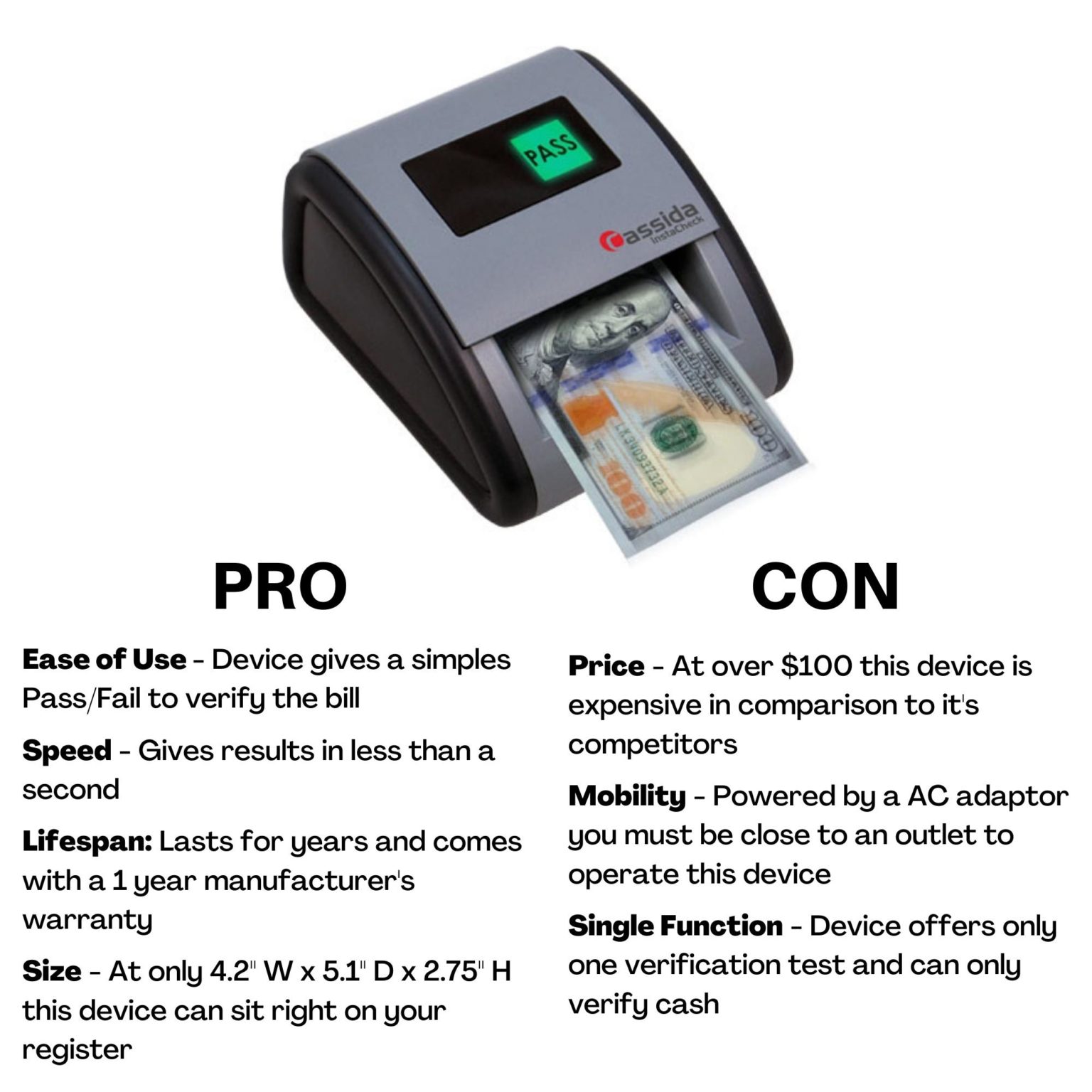 Buyer's Guide | Top 8 Counterfeit Detectors - Dri Mark